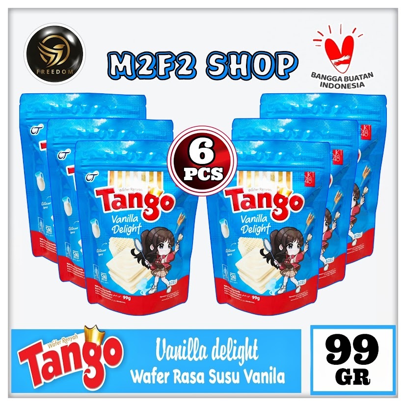 Jual Tango Wafer Vanilla Delight BITE SIZE | Krim Susu Vanila Pouch ...