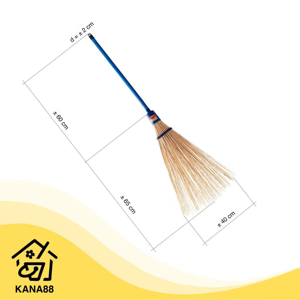 Jual Sapu Lidi Taman / Halaman Gagang Panjang Model Bulat dan Oval ...