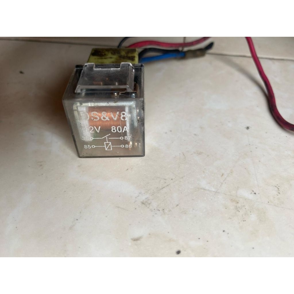 Jual Relay klakson 12V 80A Relay lampu | Shopee Indonesia