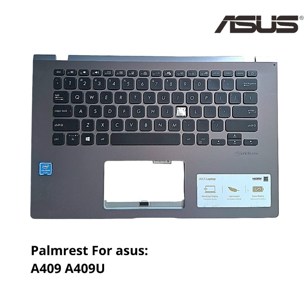 Jual frame palmrest keyboard laptop asus A409 A409U | Shopee Indonesia