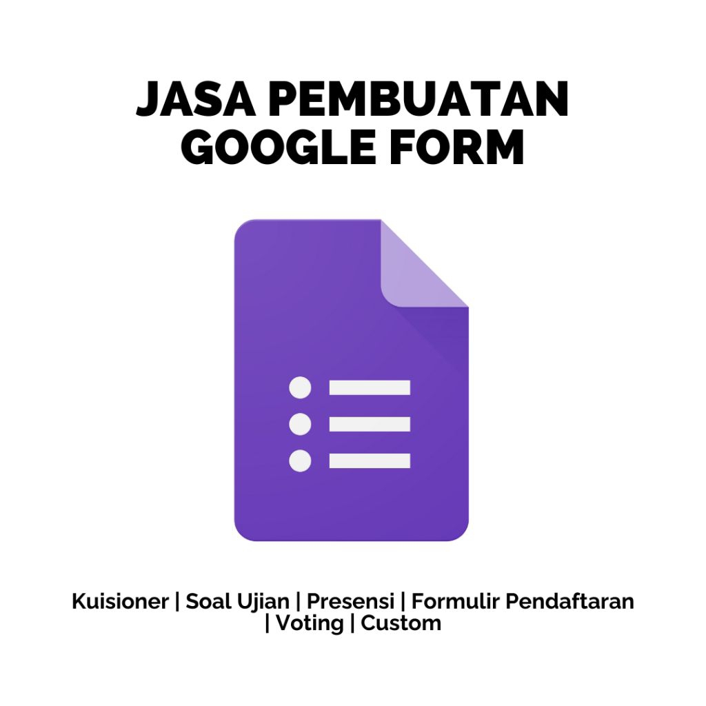Jual Jasa Pembuatan Google Form | Shopee Indonesia