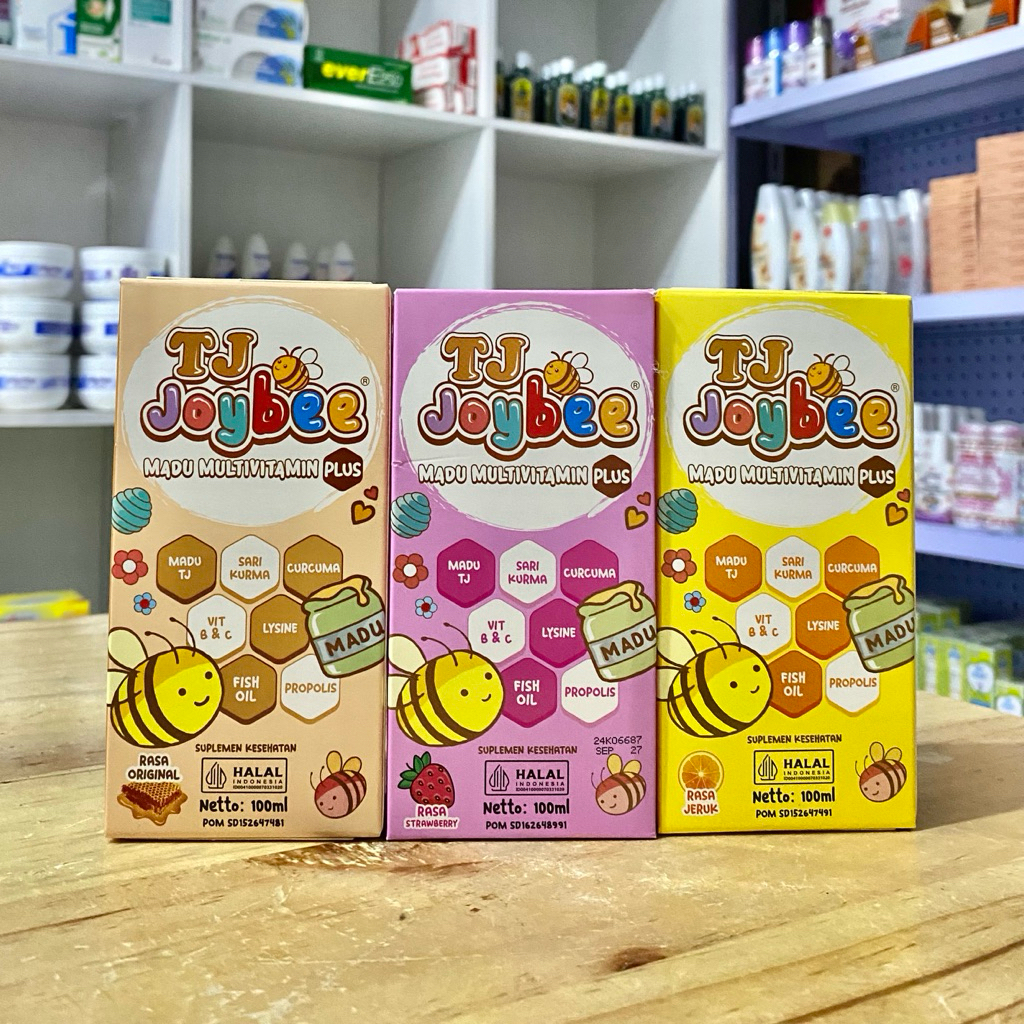 Jual MADU TJ JOYBEE MULTIVITAMIN PLUS 100ML | Shopee Indonesia
