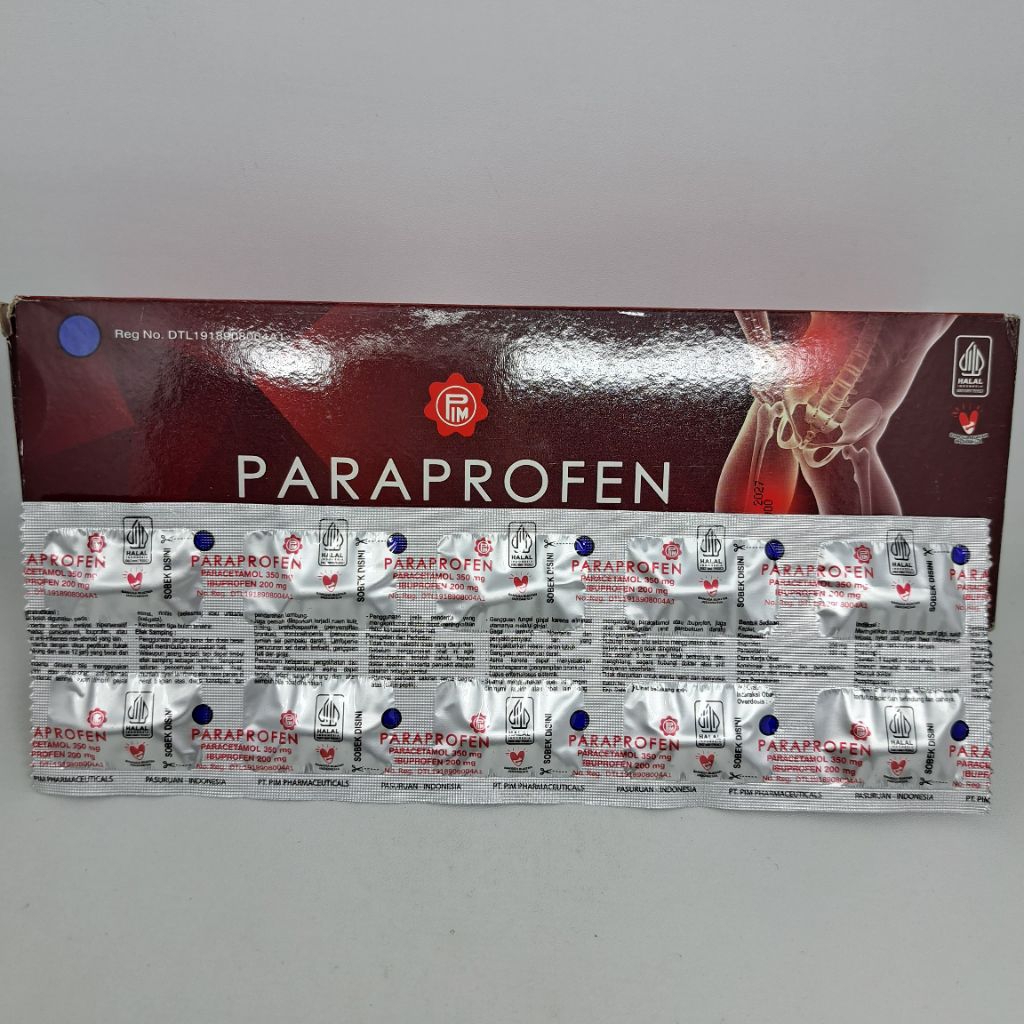 Jual PARAPROFEN TABLET / STRIP 10 TAB / OBAT NYERI OTOT DAN SENDI ...