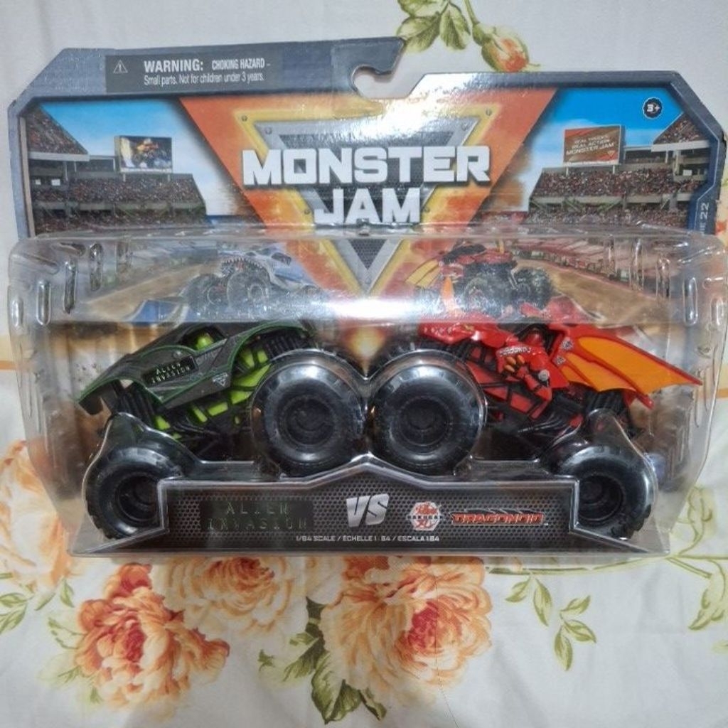 Jual alien invasion vs dragonoid monster jam doubles | Shopee Indonesia