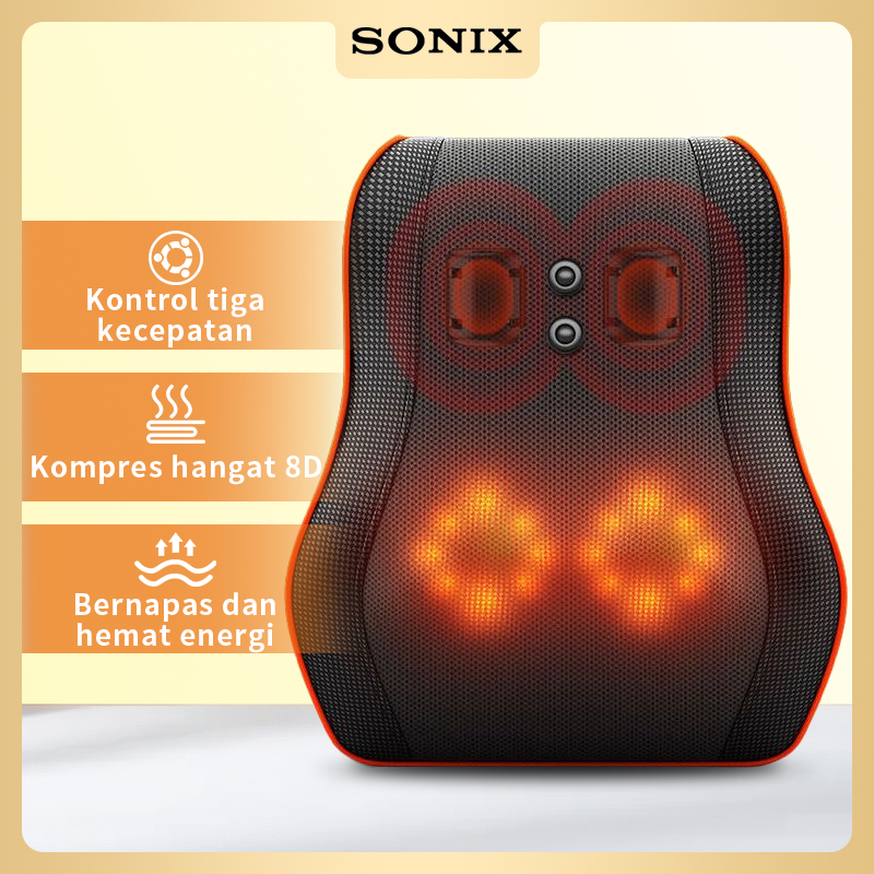 Jual Sonix Bantal Pijat Massage SMS02 Portable Alat Pijat Elektrik ...