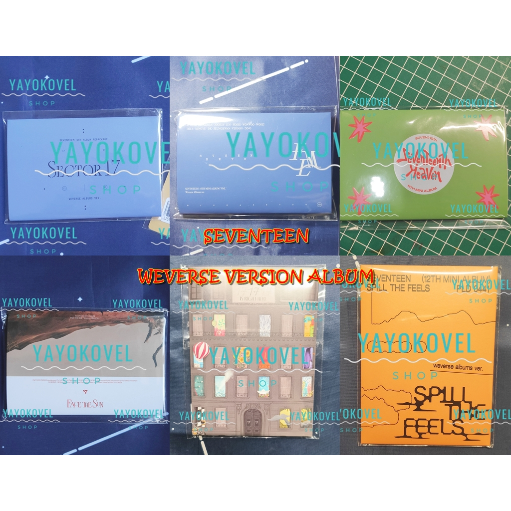 Jual [READY]! SEVENTEEN - SEVENTEENTH HEAVEN - FML - FACE THE SUN FTS ...