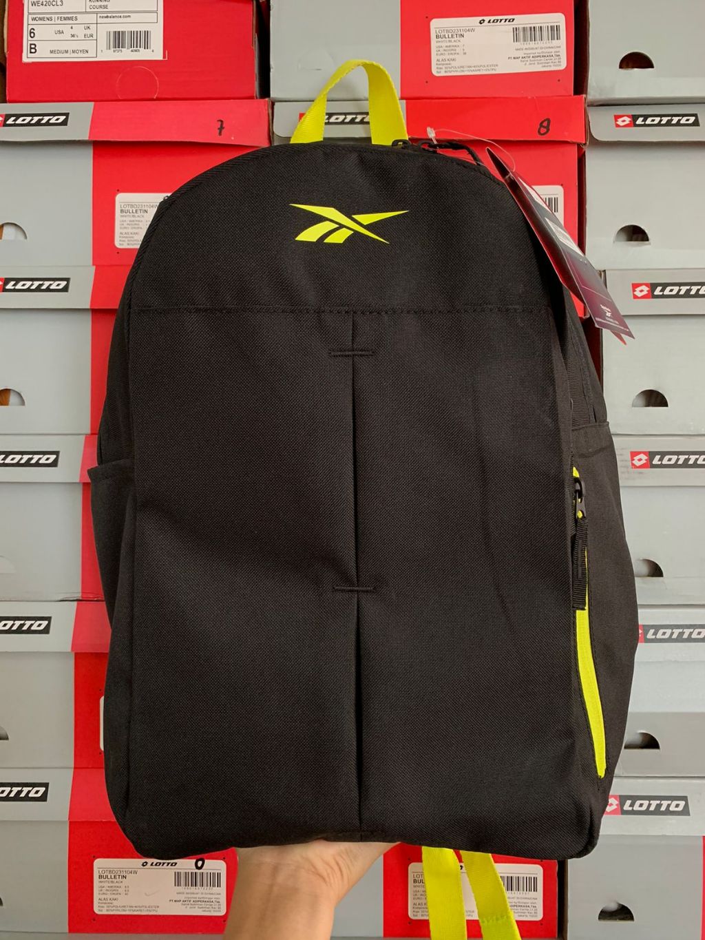 Jual Reebok Danzol Backpack Black REEUBP223BK Tas Ransel Original ...