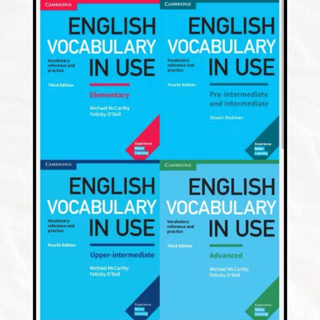 Jual English Vocabulary In Use - Elementary,Pre-intermediate ,Upper ...