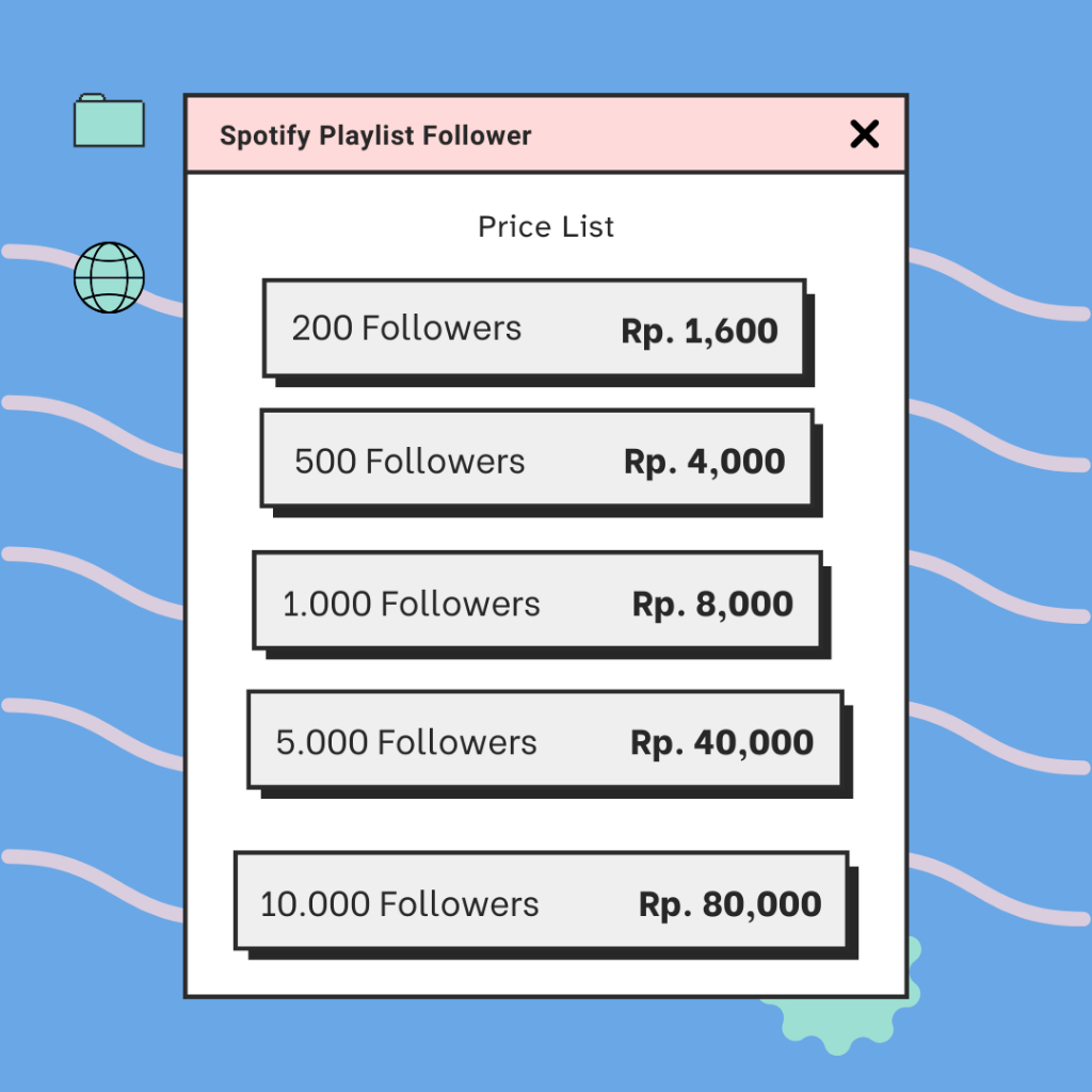 Jual Spotify Playlist Follower | Tambah Follower Playlist Spotify | Pengikut Playlist Spotify ...