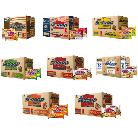 Jual MIE SEDAAP GORENG ALL VARIAN [ 1 KARTON ] | Shopee Indonesia