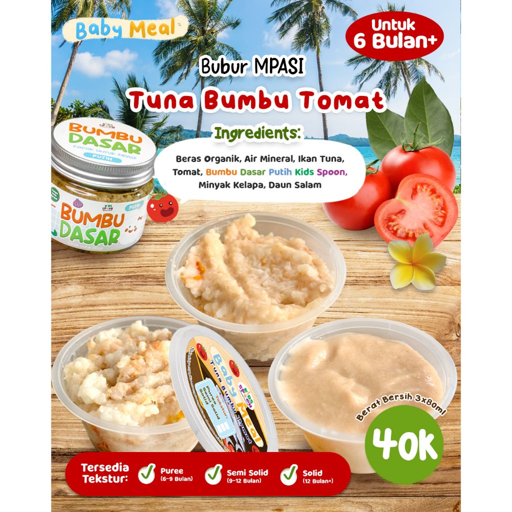 Jual Kids Spoon Bubur Mpasi Tuna Bumbu Tomat (Frozen) | Shopee Indonesia