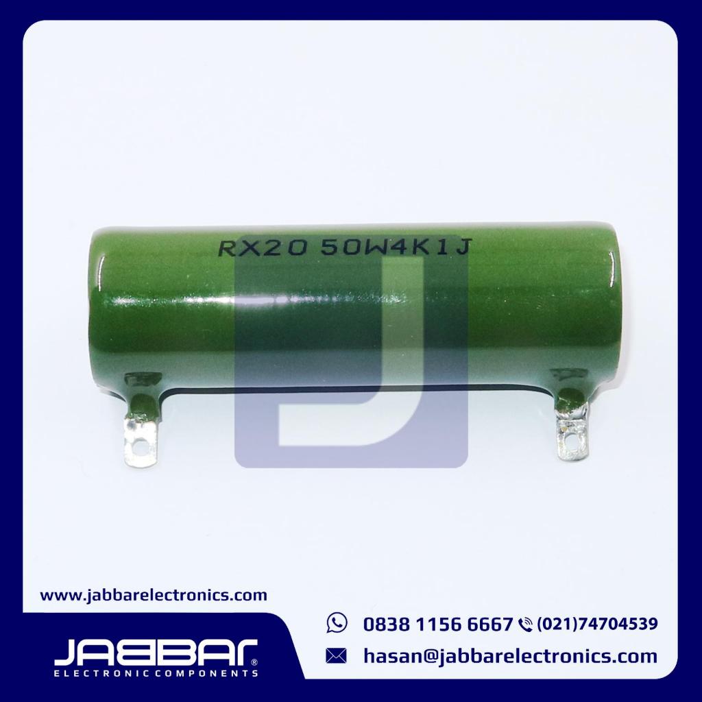 Jual RX20 50W4K1J (50W 4100 OHM 5%) RESISTOR WIREWOUND | Shopee Indonesia