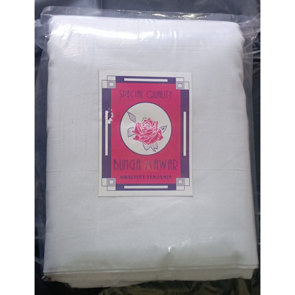 Jual kain kafan mori cap Bunga mawar lebar 150cm panjang 12 meter ...