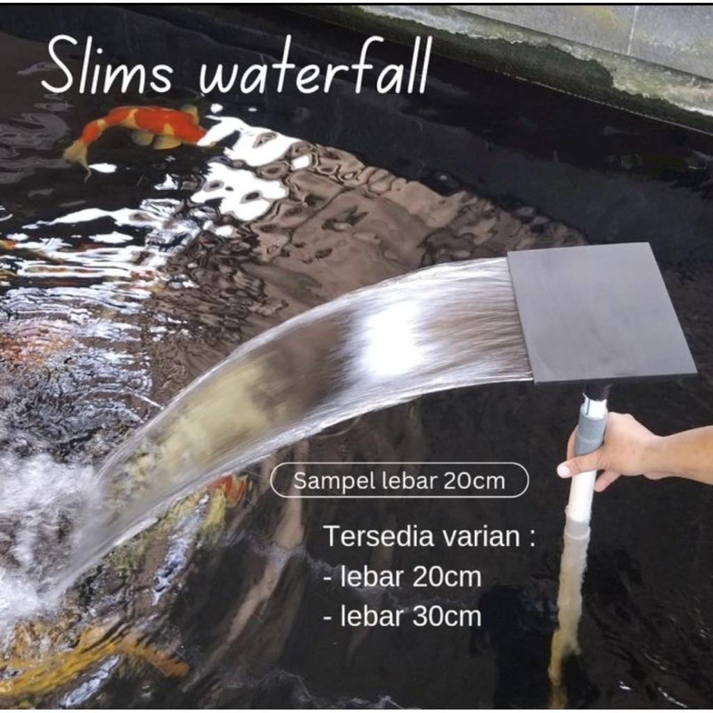 Jual Waterfall kolam ikan koi dan aquascape aquarium ikan lebar 20-30cm ...