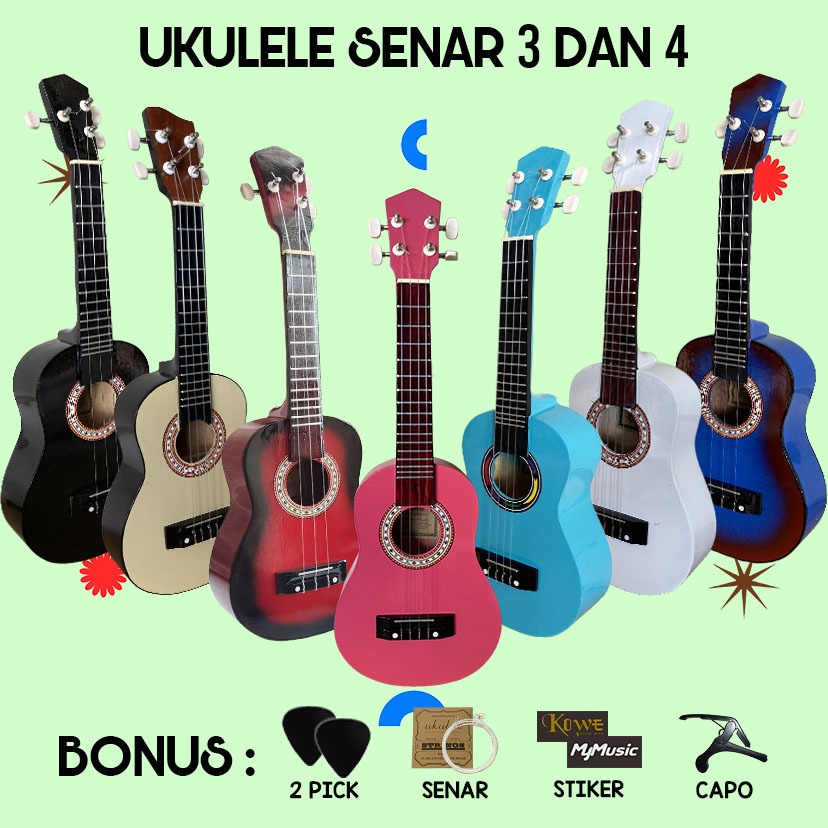 Jual Ukulele Senar 4 Free Packing Aman Dan Berkualitas | Shopee Indonesia