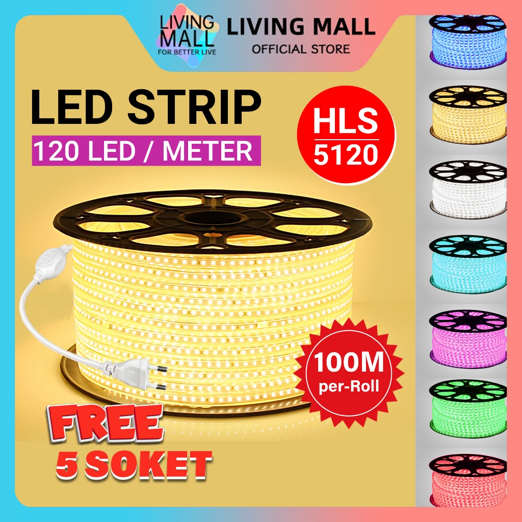 Jual LAMPU LED STRIP HLS-5120 /LAMPU HIAS HLS-5120/ HARGA PER ROLL ...