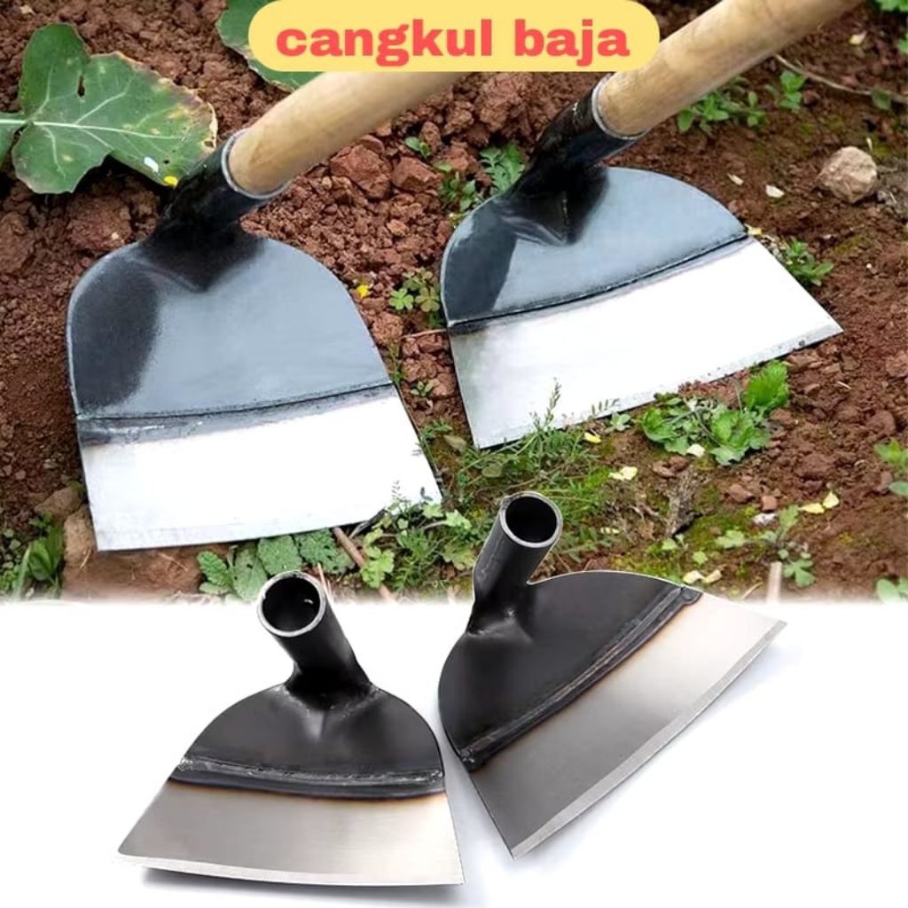 Jual Cangkul Kepala Pengganti Baja Taman Pertanian Kebun Pacul Sawah ...
