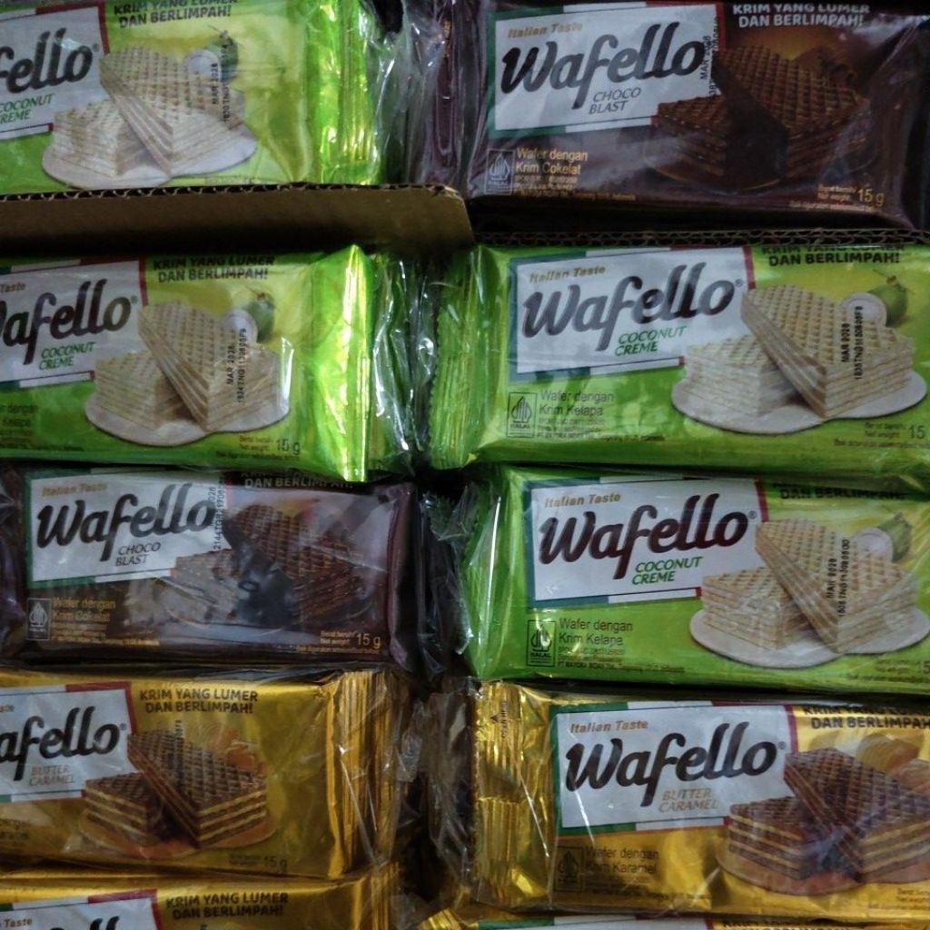 Jual WAFER WAFELLO ECERAN 1000 15g | Shopee Indonesia