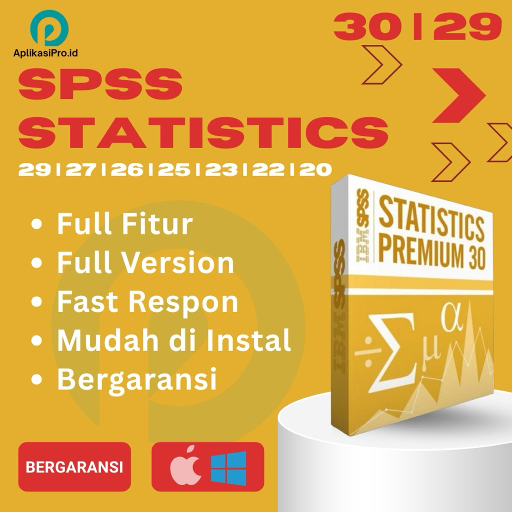 Jual Software Statistik SPSS 29 30 MAC & WIN Full Version Bergaransi ...