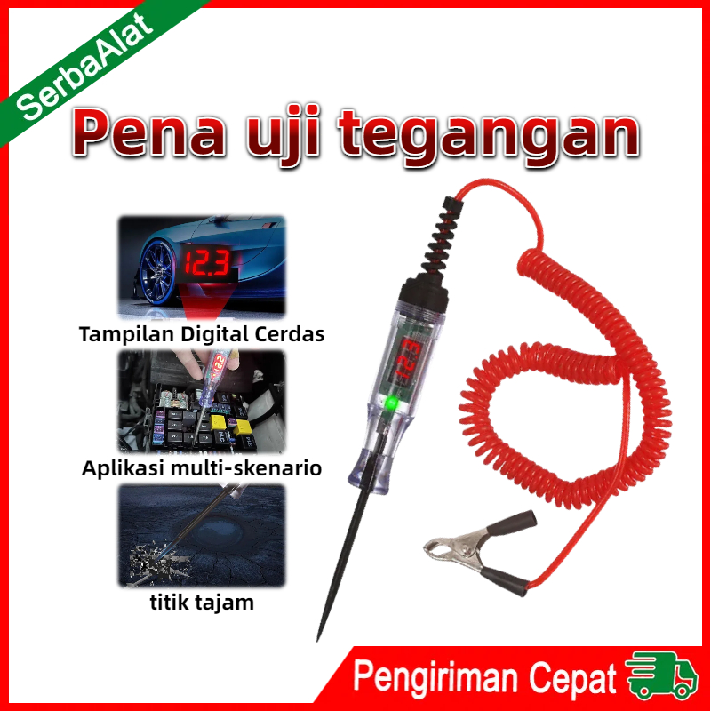 Jual Tespen Digital DC 3-90V Smart Display Otomatis Tester Listrik ...