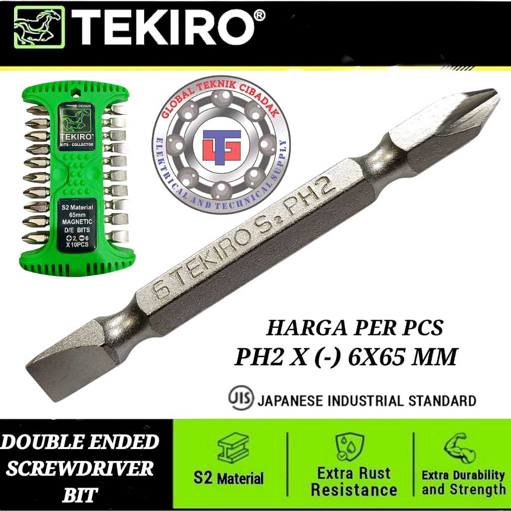 Jual Tekiro Mata Obeng Angin Min Plus PH2 (-) 6X65 mm Per Pcs (Satuan ...