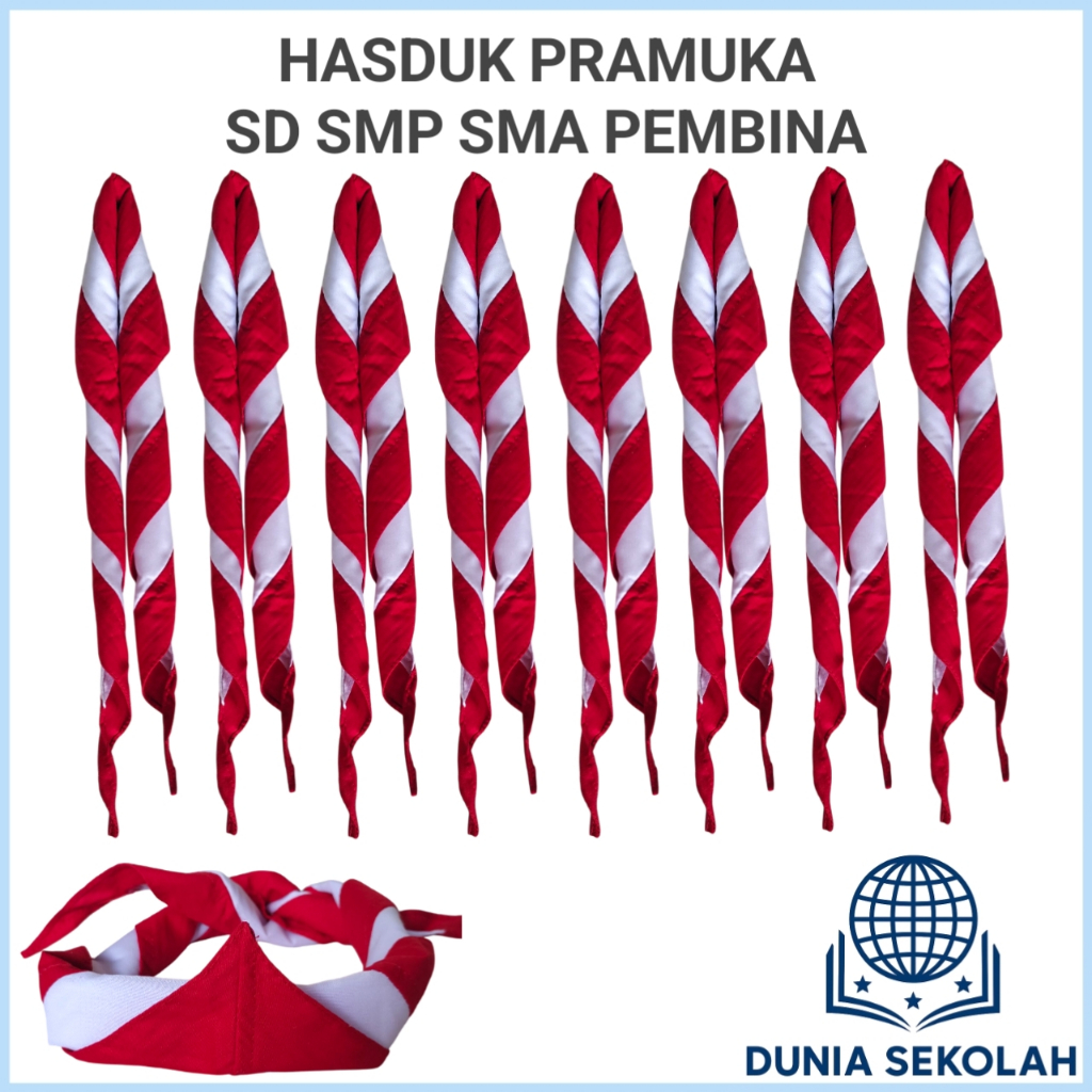 Jual Dunia Sekolah - Hasduk Pramuka Lengkap SD SMP SMA Pembina Hasduk ...
