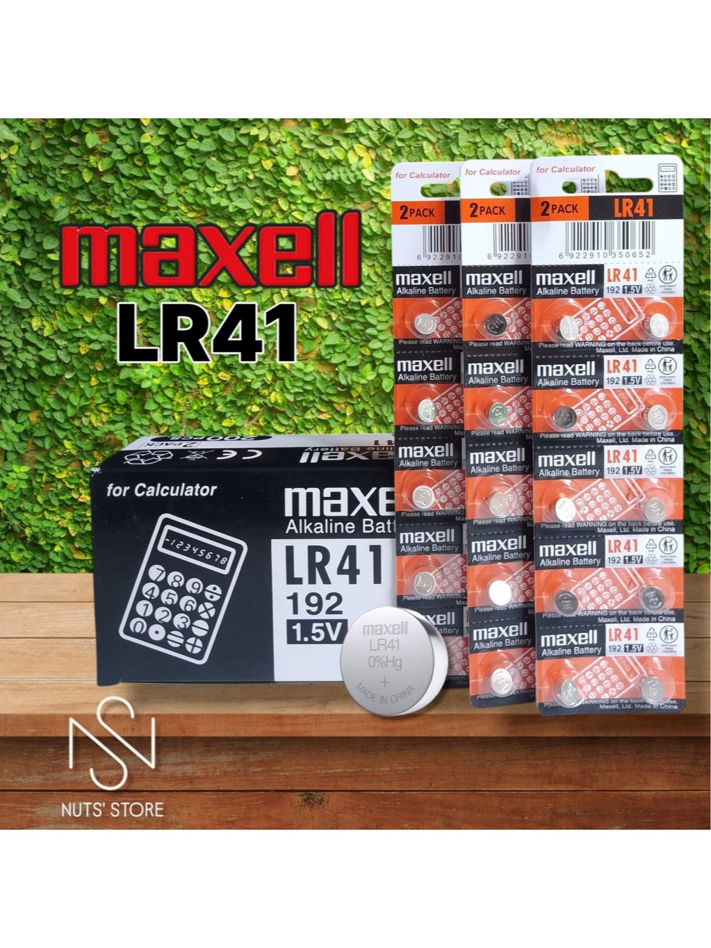 Jual Baterai Maxell LR41 Original LR 41 AG3 192 L736F Termometer ...