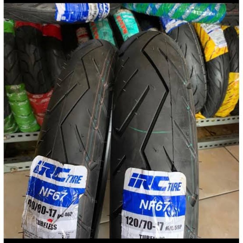 Jual BAN MOTOR MERK IRC UK 90/80 120/70 RING 17 | Shopee Indonesia