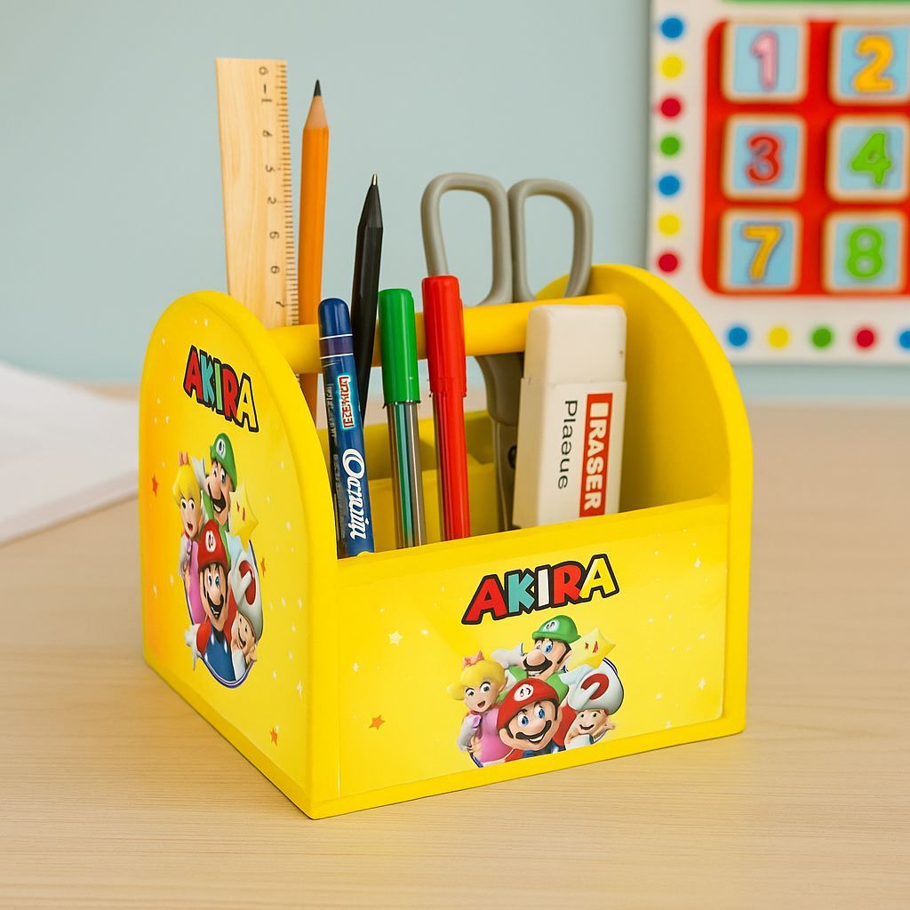 Jual Souvenir hampers ultah box Kotak Pensil Kayu wadah alat tulis ...