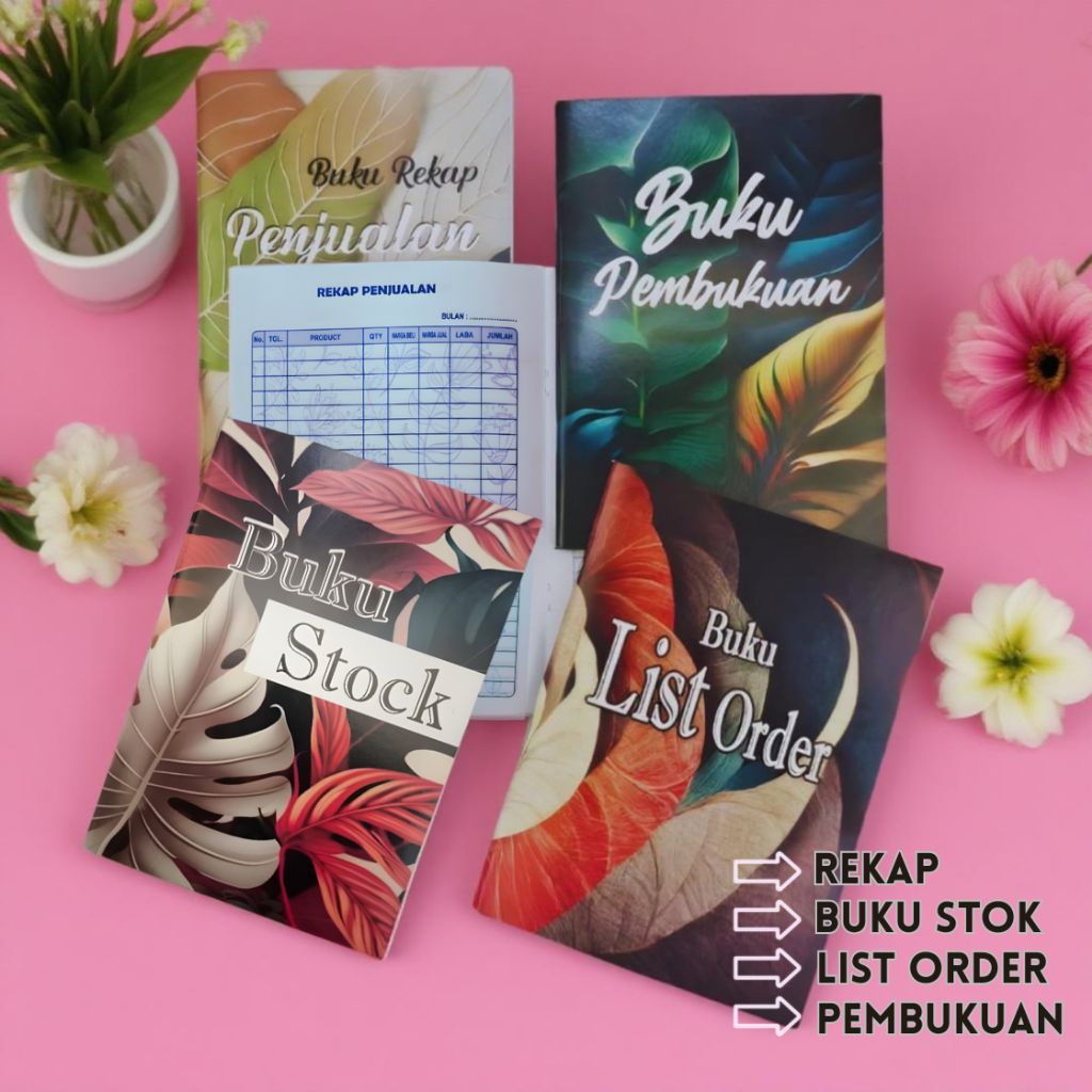 Jual BUKU PEMBUKUAN PENJUALAN / BUKU OLSHOP / buku list order buku stok ...