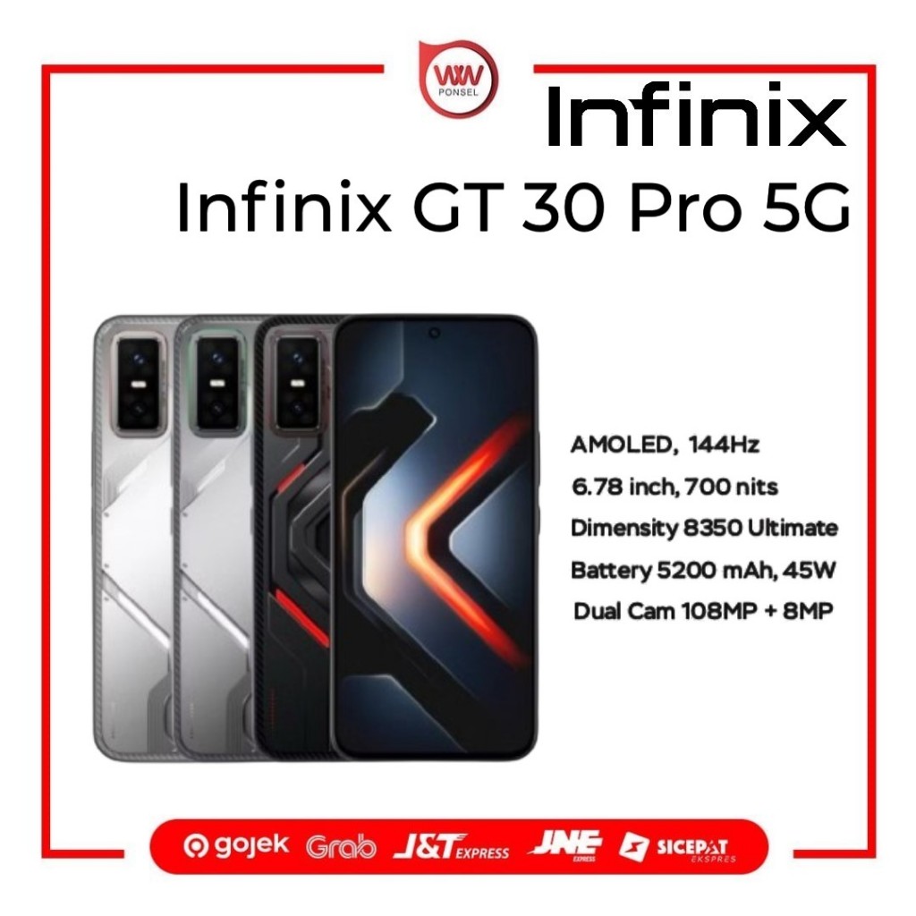 Jual Hp Infinix GT 30 Pro 5G Ram 12GB Internal 512GB Garansi Resmi | Shopee Indonesia