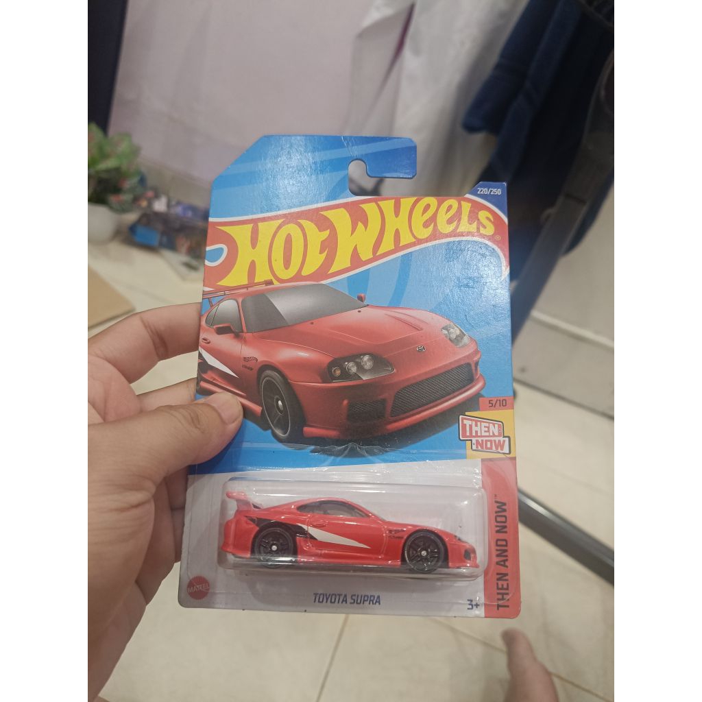 Jual Hotwheels Toyota Supra MK4 Merah Then and Now | Shopee Indonesia