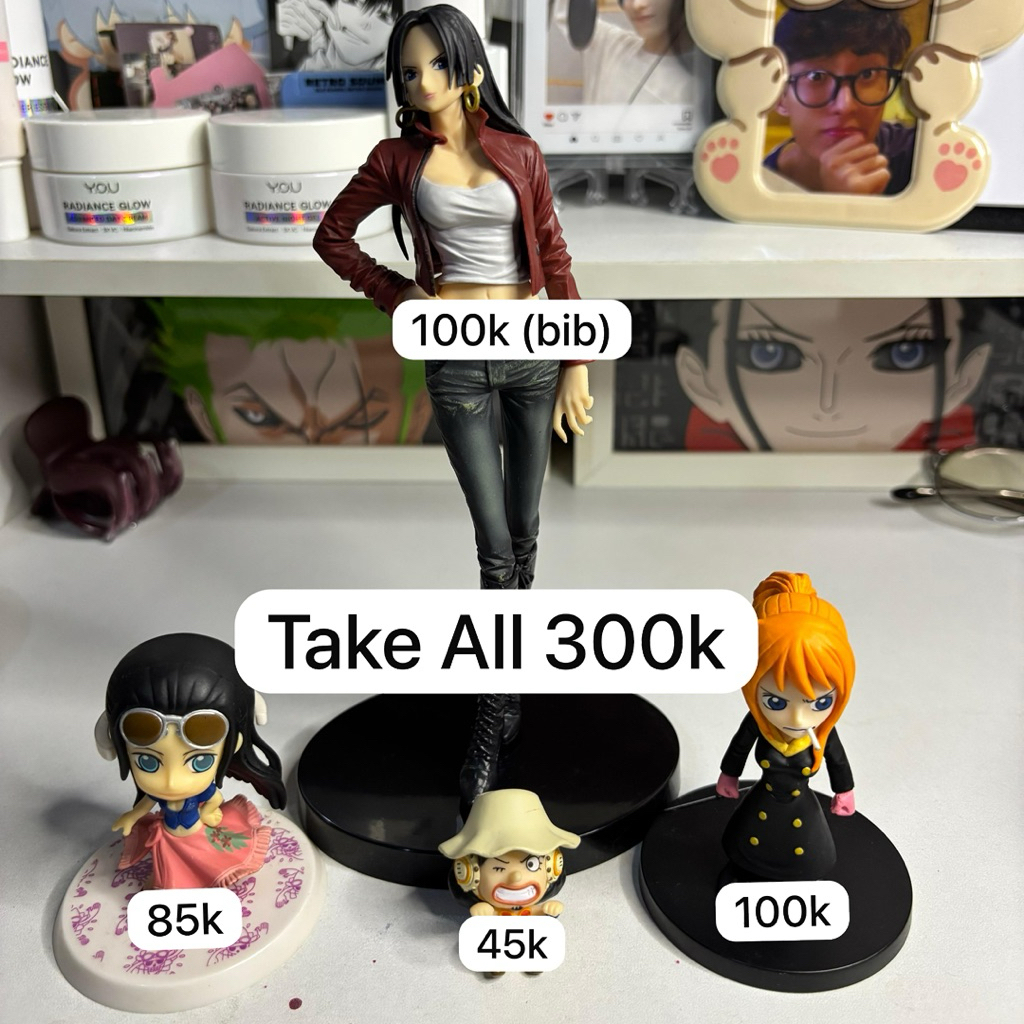 Jual OFFICIAL FIGURE ONE PIECE (ROBIN, HANCOCK, SANJI, NAMI, USOPP ...