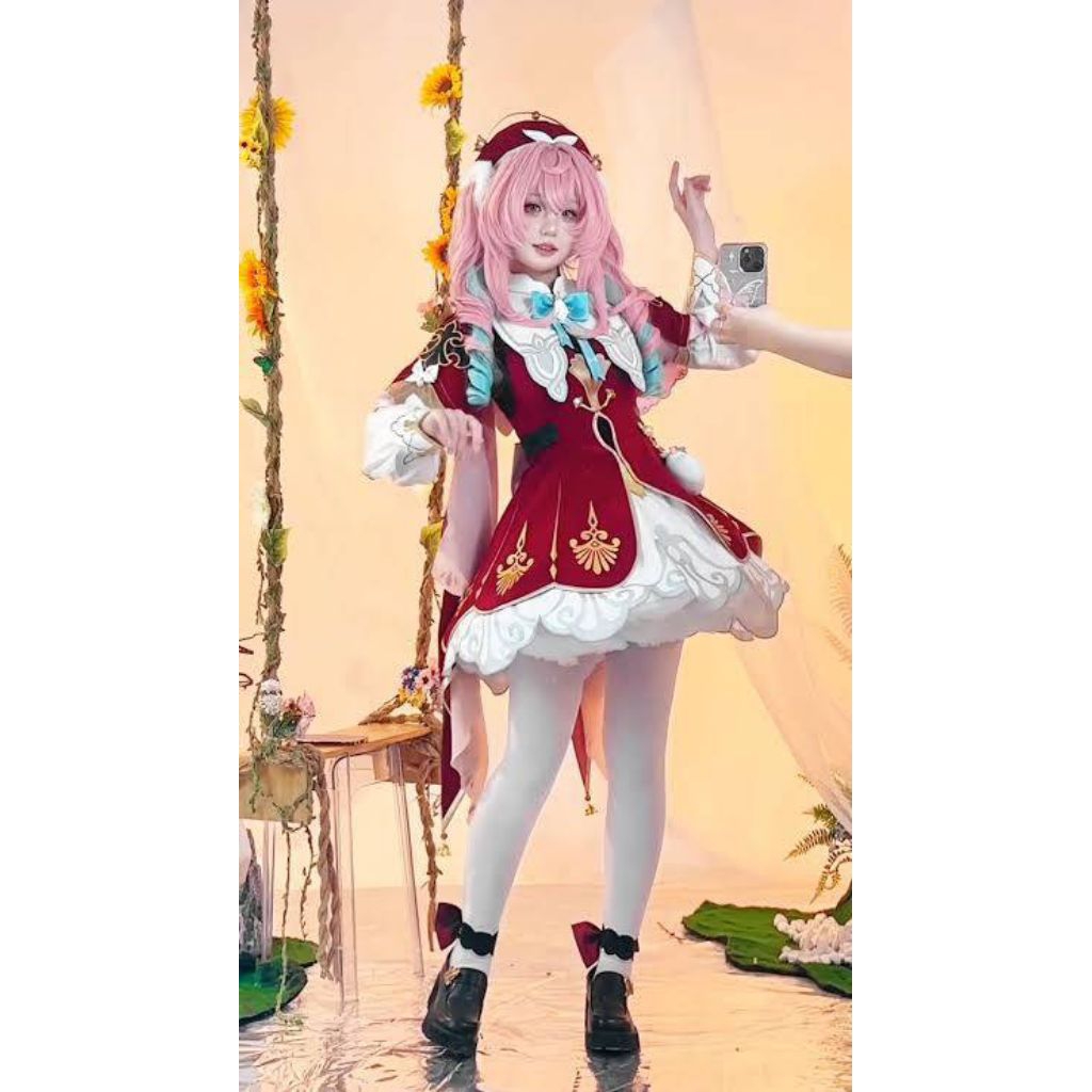 Jual Ready Fullset Hyacine Costume & Wig Honkai Star Rail Kostum ...