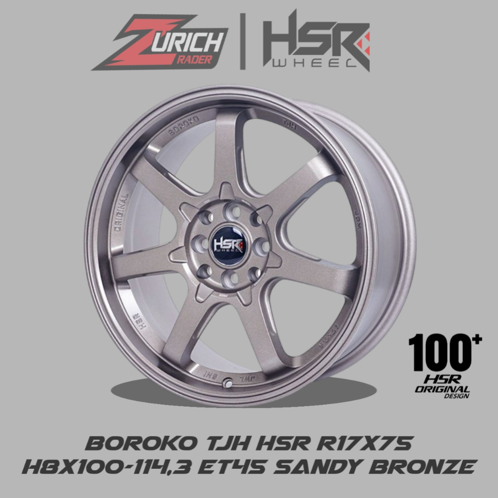Jual Velg Mobil Hsr Boroko Tjh Ring 17 Untuk Raize Rocky Mazda2 Kia Rio Freed Yaris City Alvez ...