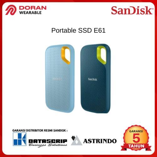 Jual Portable SSD SanDisk Extreme E61 V2 1050MB/s Type-C USB 3.2 500GB/1TB/2TB/4TB - Garansi ...