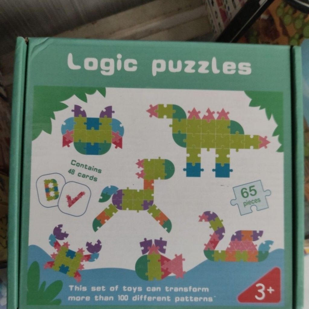 Jual logic puzzle puzzle untuk anak TK dan SD puzzle Montessori ...