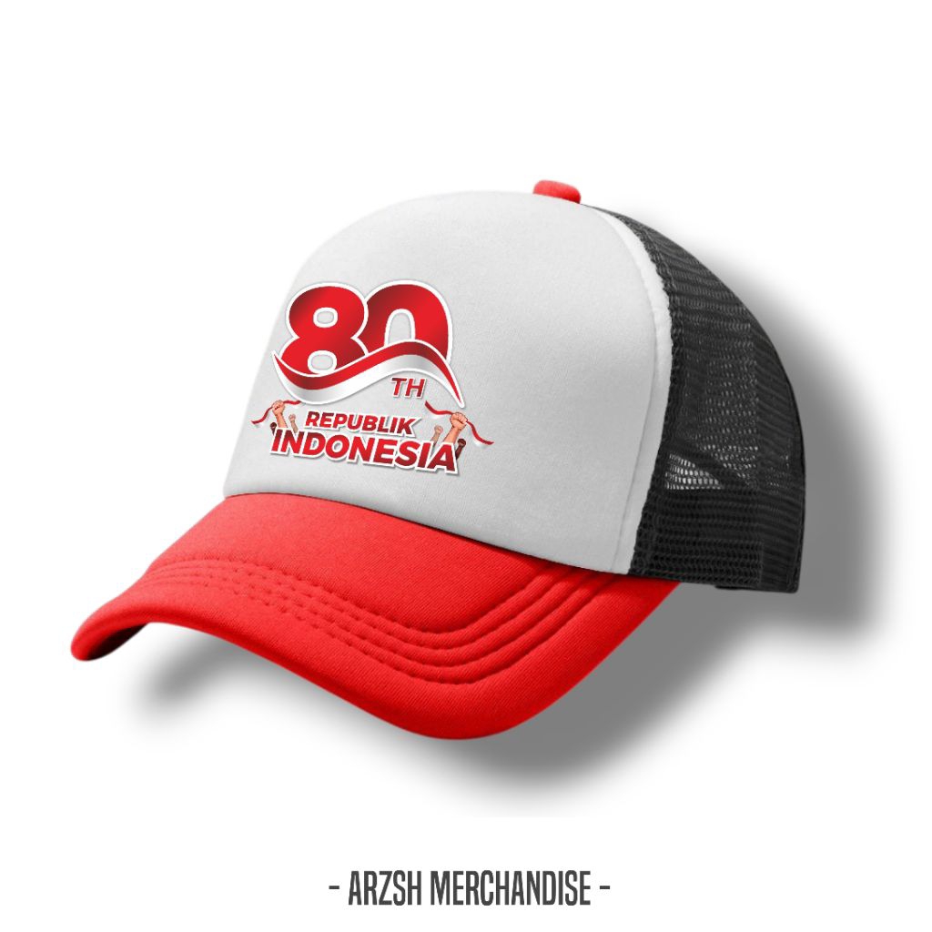 Jual Topi HUT RI 80 Kemerdekaan Indonesia | Topi Spesial Kemerdekaan ...