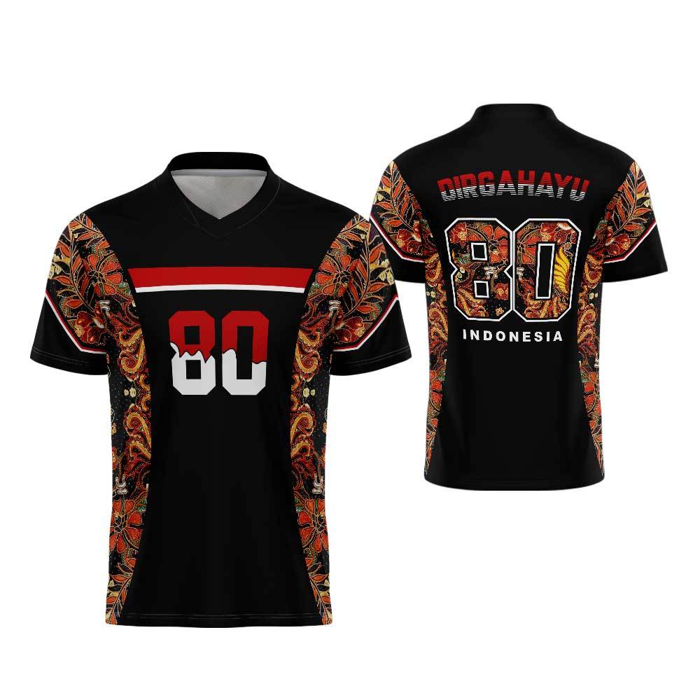 Jual Baju Agustus HUT RI KE 80 Baju Jersey 17 AGUSTUS 2025 Lengan ...