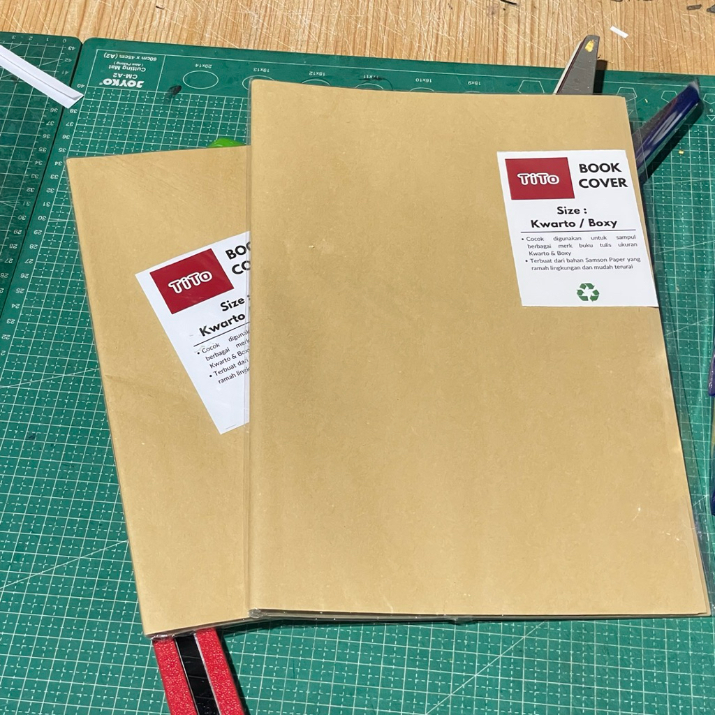 Jual Sampul Buku Polos Coklat Per Pak (Isi 12 Lembar) | Tito Book Cover ...
