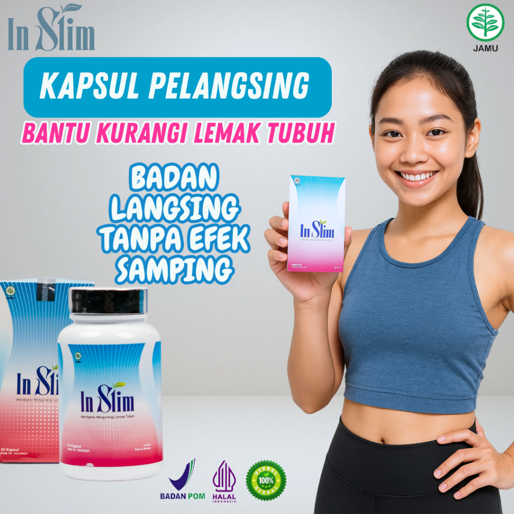 Jual IN SLIM - Kapsul Obat Diet Bpom Herbal Membantu Turunkan Berat ...