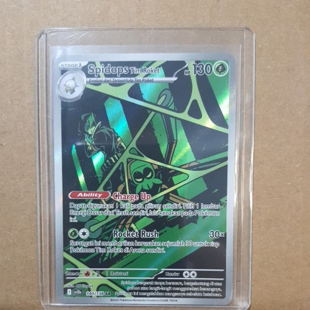 Jual Spidops Tim Roket TCG POKEMON / KARTU POKEMON BAHASA INDONESIA ...