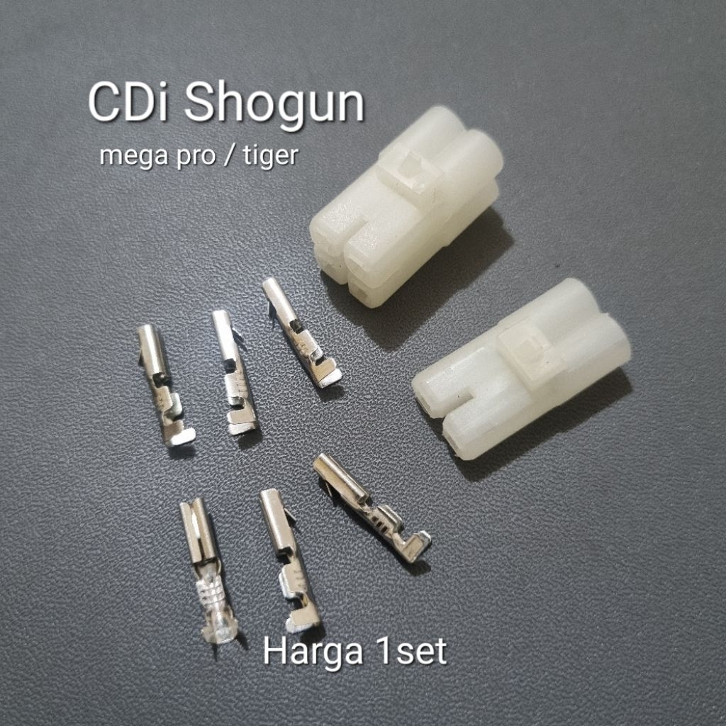 Jual soket cdi shogun mega pro tiger 1set bahan nylon / ori ( tanpa ...