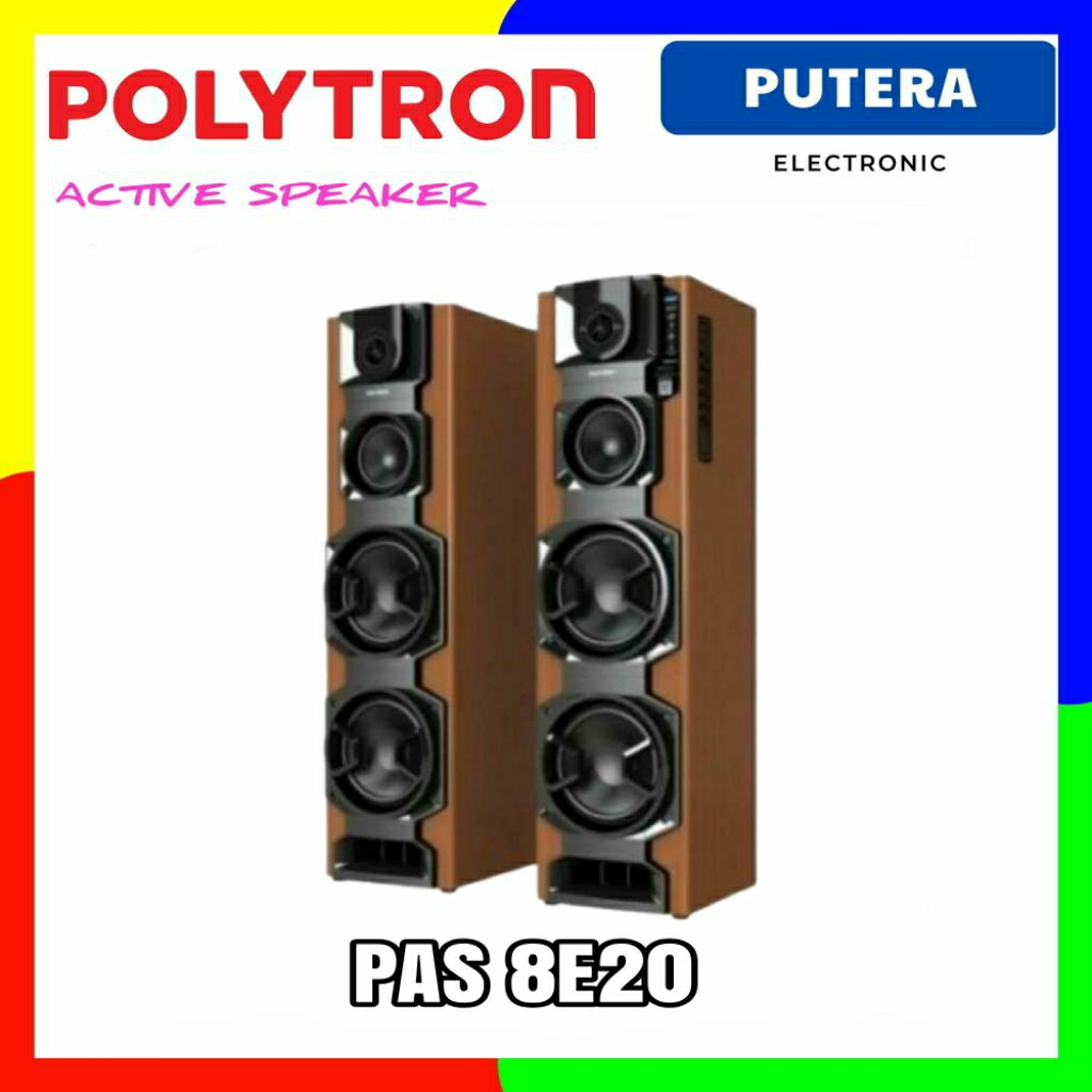 Jual POLYTRON PAS 8E20 SPEAKER AKTIF BLUETOOTH PAS8E20 | Shopee Indonesia