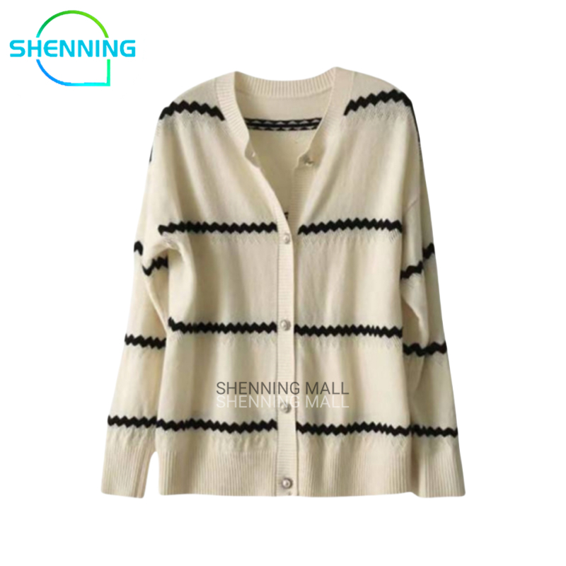 Jual SHENNING Atasan Rajut Wanita KNIT TOP Blouse Wanita Cardigan Wol Rajut Korean Style ...