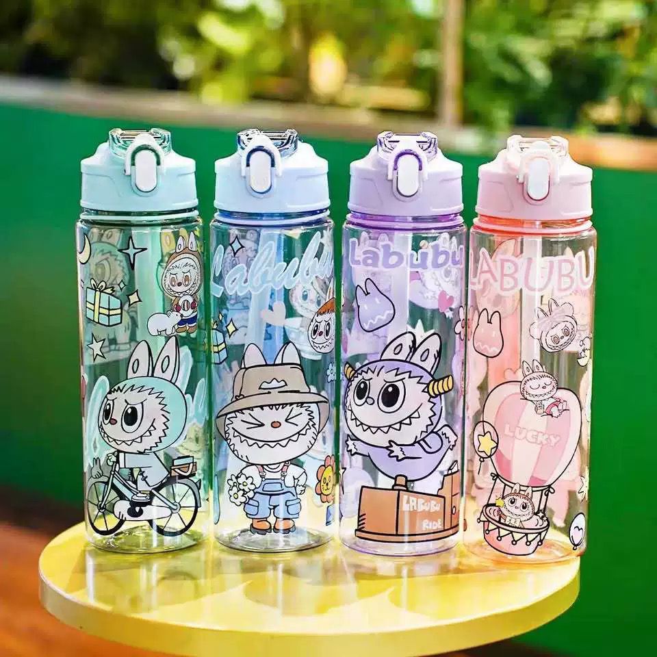 Jual Botol Minum LABUBU Anak Karakter LABUBU SANRIO CAPYBARA 900 ML ...