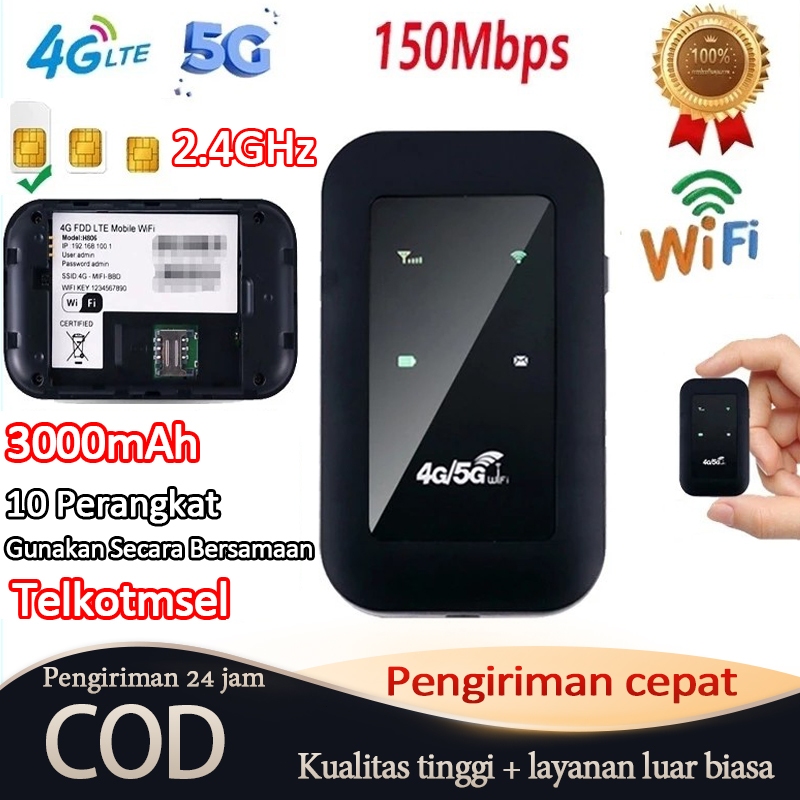 Jual Router Nirkabel WiFi 4G / 5G LTE Mini Modem 150Mbps Mobile ...