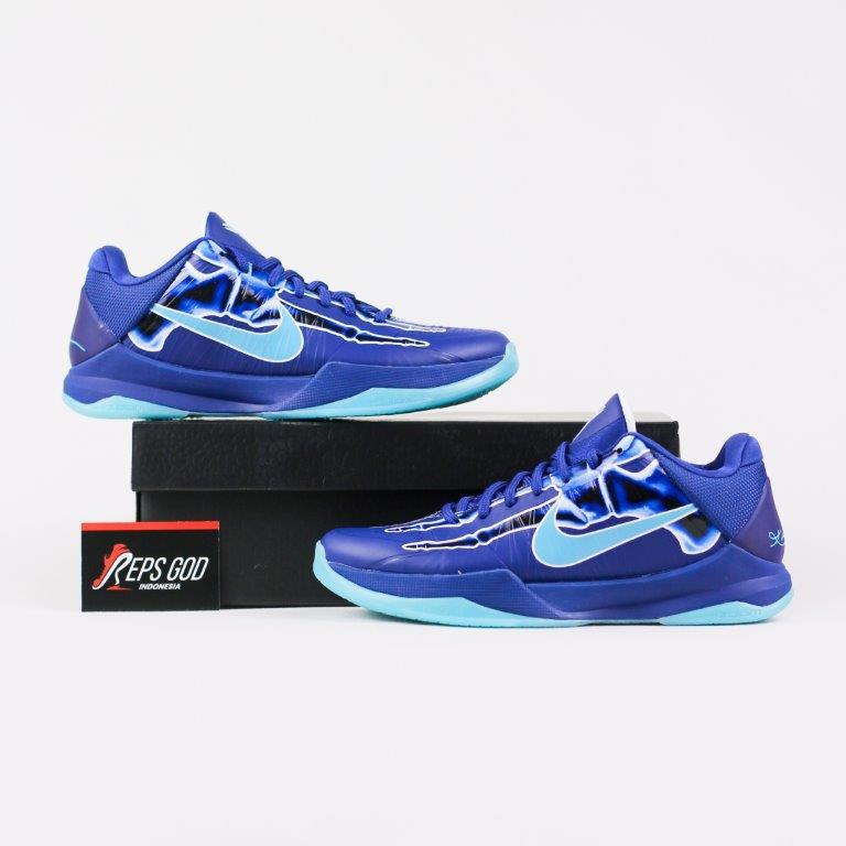 Jual Sepatu Basket Zoom Kobe 5 Protro Xray Skeleton Deep Royal Blue ...
