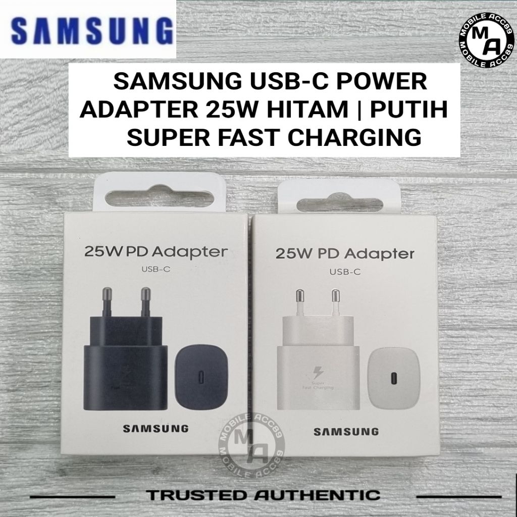 Jual Adaptor Samsung USB C Power Adapter 25 Watt Kepala Charger super ...