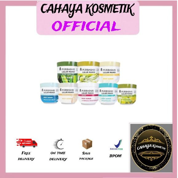 Jual Lulur Mandi Purbasari Body Scrub 200gr | Shopee Indonesia